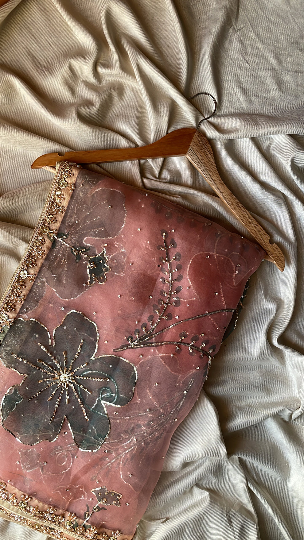 Festive HandPainted Dupatta – Maria Sajjad