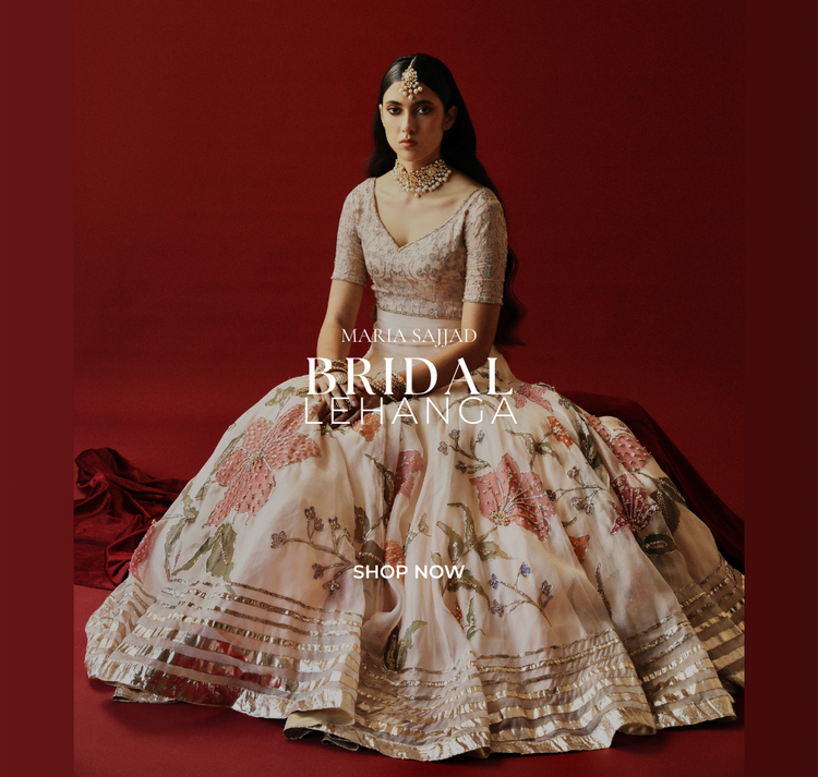 Maria Sajjad | Hand-Painted Pakistani Bridal & Couture Wear